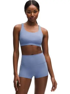 Lululemon Energy Bra Prep Blue