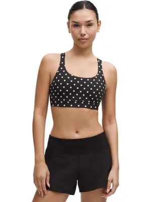 Lululemon Energy Bra Simple Polka White Black