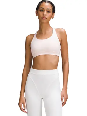 Lululemon Energy Bra Strawberry Milkshake