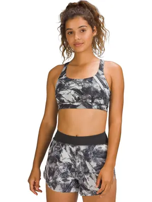 Lululemon Energy Bra Take Flight Grey Multi