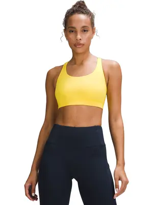 Lululemon Energy Bra Utility Yellow