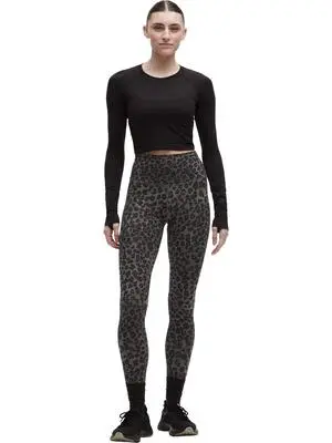 Lululemon Wunder Train High-rise Tight 28" True Leopard Black Multi