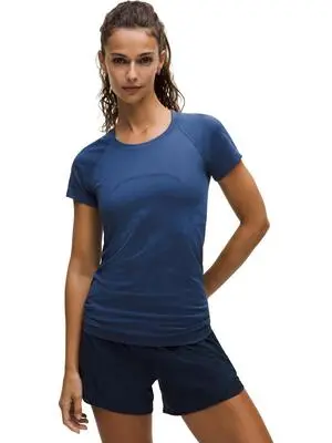 Lululemon Swiftly Tech Short-sleeve Shirt 2.0 - Blue Twill