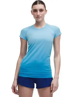 Lululemon Swiftly Tech Short-Sleeve Shirt 2.0 Ombre Dye Blueberry Multi