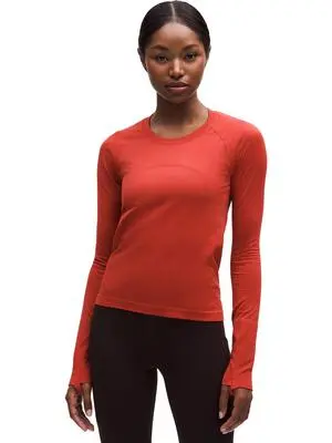Lululemon Swiftly Tech Long-Sleeve Shirt 2.0 Dare Devil/dare Devil