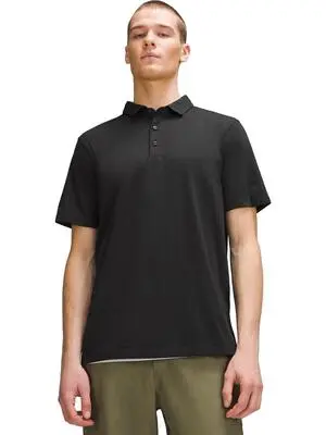 Lululemon Evolution Short-sleeve Polo Shirt Black