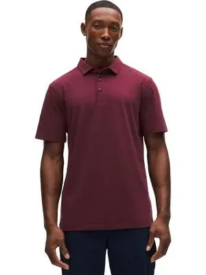 Lululemon Evolution Short-sleeve Polo Shirt Burgundy Bay