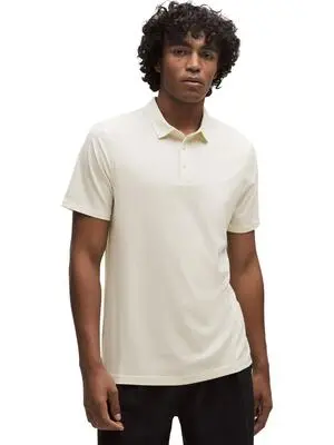 Lululemon Evolution Short-sleeve Polo Shirt Light Ivory