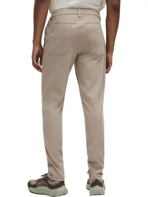 Lululemon Abc Slim-fit Five-pocket Pant 30l - Warm Ash Grey