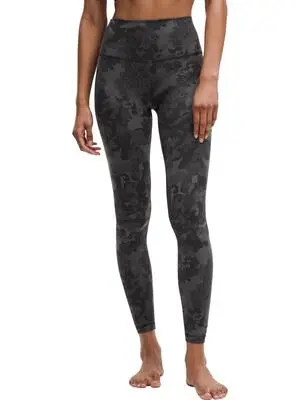 Lululemon Align™ High-Rise Pant 28" Hidden Heritage Lace Black