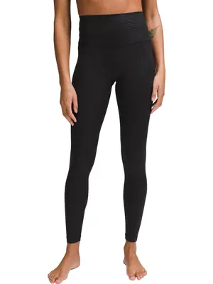 Lululemon Align™ High-Rise Pant 28" Rhythmic Emboss Black