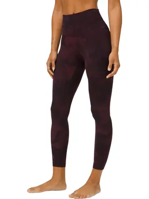 Lululemon Align™ High-Rise 25" Pant Diamond Dye Cassis Black