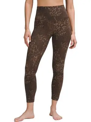 Lululemon Align™ High-Rise 25" Pant Lined Truleopard Max Brown Multi
