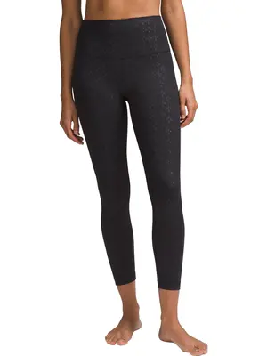 Lululemon Align™ High-Rise 25" Pant Micro Fleck Emboss Black