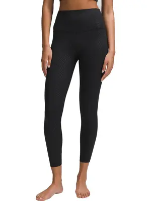 Lululemon Align™ High-Rise 25" Pant Rhythmic Emboss Black