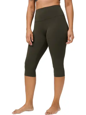 Lululemon Align High-Rise Cropped Leggings Green