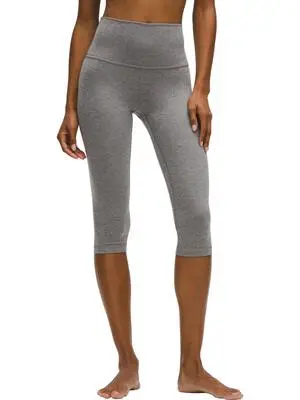 Lululemon Align High-rise Cropped Leggings - Heathered Core Medium Grey