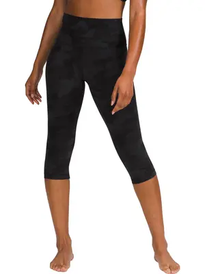 Lululemon Align High-Rise Cropped Leggings Printed
