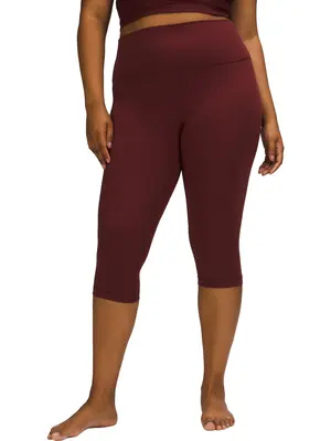 Lululemon Align High-Rise Cropped Leggings Red