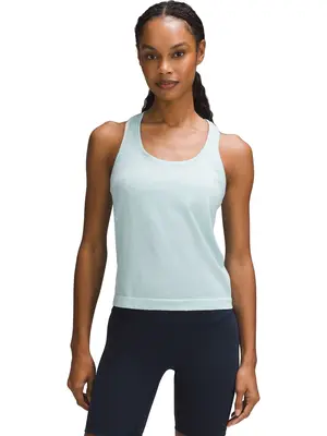 Lululemon Swiftly Tech Racerback Tank Top 2.0 Parallel Texture Sheer Blue/water