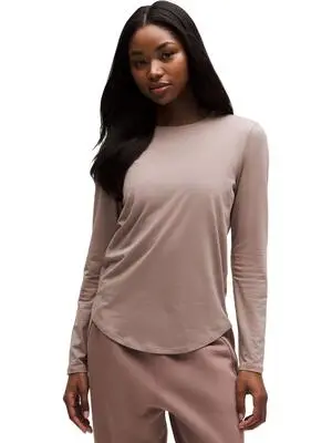 Lululemon Love Long-sleeve Shirt - Ashen Rose