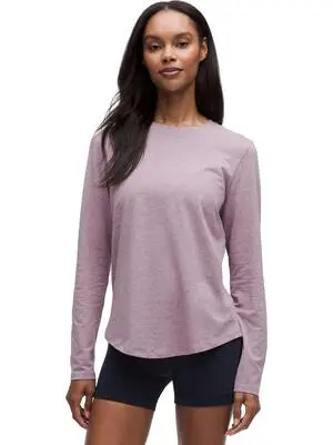 Lululemon Love Long-sleeve Shirt - Heathered Lotus Lavender
