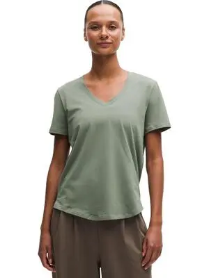 Lululemon Love V-neck T-shirt - Willow Leaf