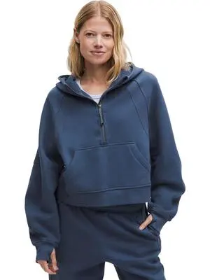 Lululemon Lululemon Scuba Oversized Half-Zip Hoodie Blue Twill