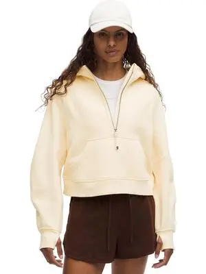 Lululemon Lululemon Scuba Oversized Half-Zip Hoodie Butter Cream
