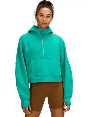 Lululemon Lululemon Scuba Oversized Half-Zip Hoodie Green