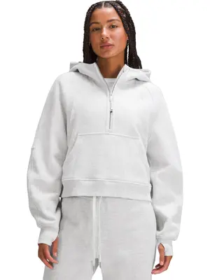Lululemon Lululemon Scuba Oversized Half-Zip Hoodie Heathered Core Ultra Light Grey