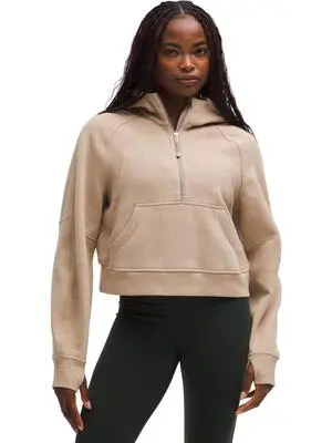 Lululemon Lululemon Scuba Oversized Half-Zip Hoodie Heathered Nutmeg