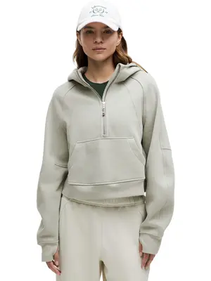Lululemon Lululemon Scuba Oversized Half-Zip Hoodie Jade Grey