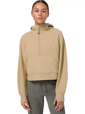 Lululemon Lululemon Scuba Oversized Half-Zip Hoodie Khaki