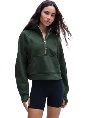 Lululemon Lululemon Scuba Oversized Half-Zip Hoodie Legacy Green/gold