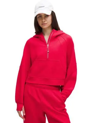Lululemon Lululemon Scuba Oversized Half-Zip Hoodie Lulu Red