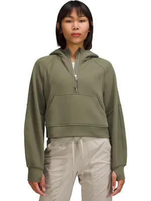 Lululemon Lululemon Scuba Oversized Half-Zip Hoodie Medium Olive
