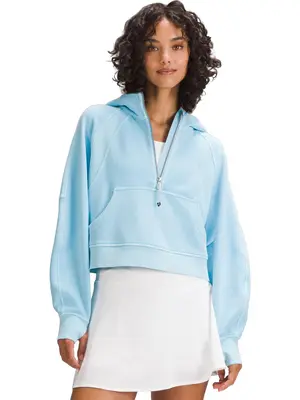 Lululemon Lululemon Scuba Oversized Half-Zip Hoodie Mineral Dye Editor Blue