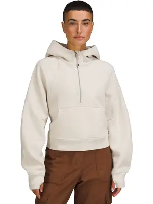 Lululemon Lululemon Scuba Oversized Half-Zip Hoodie Natural Ivory