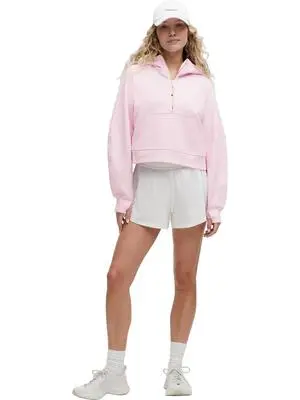 Lululemon Lululemon Scuba Oversized Half-Zip Hoodie Pink Organza/gold