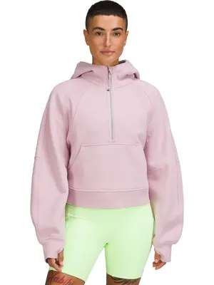 Lululemon Lululemon Scuba Oversized Half-Zip Hoodie Pink Peony