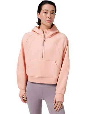Lululemon Lululemon Scuba Oversized Half-Zip Hoodie Pink