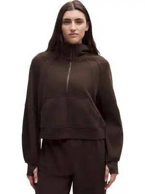 Lululemon Scuba Oversized Half-zip Hoodie - Walnut Crunch
