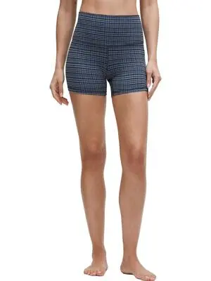 Lululemon Align™ High-rise Short 4 Glow Grid Washed Denim