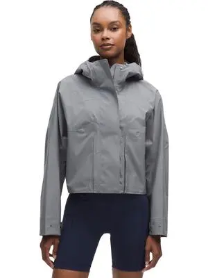 Lululemon Rain Chaser Cropped Jacket Solar Grey