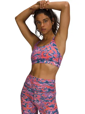Lululemon Energy Bra Chroma Clash Multi