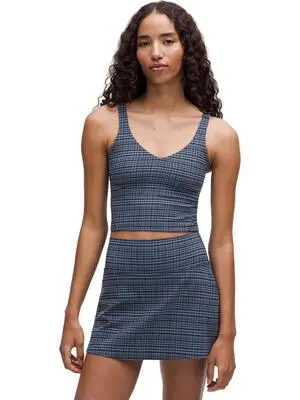 Lululemon Align™ Tank Top Glow Grid Washed Denim Multi