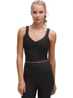 Lululemon Align™ Tank Top Leopardo Shift Micro Emboss Black
