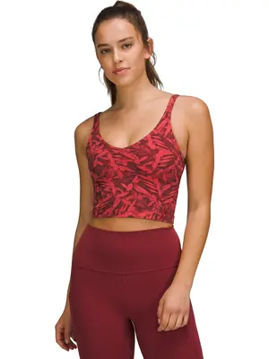 Lululemon Align™ Tank Top Spray Leaf Fireside Red Multi