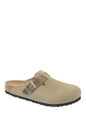BIRKENSTOCK Birkenstock Boston Soft Clog Faded Khaki